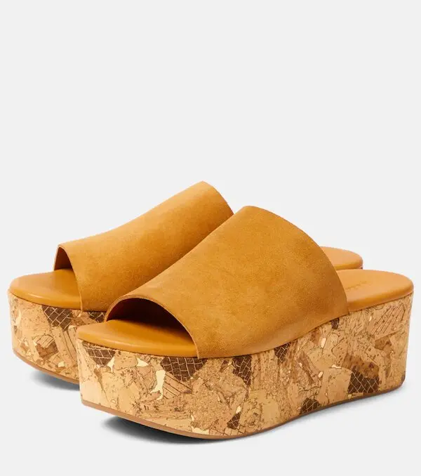 See By Chloé Liana 70 Suede Platform Mules