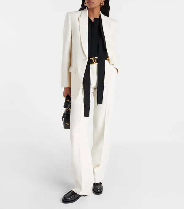 Valentino Garavani Roman Stud Leather Loafers