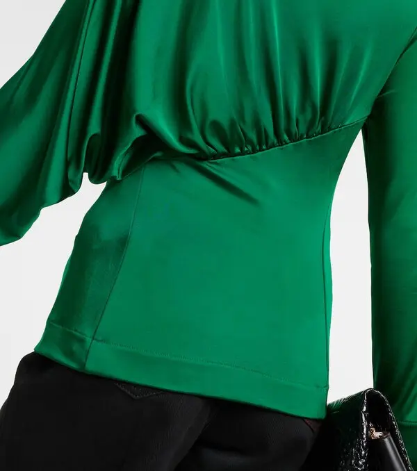 Victoria Beckham Gathered Jersey Top