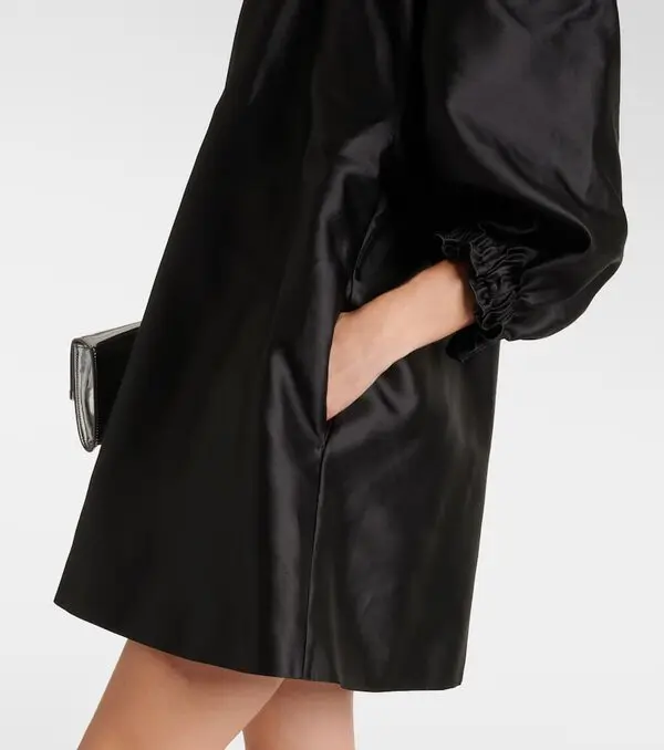 Max Mara Lepre Off-shoulder Minidress - Black