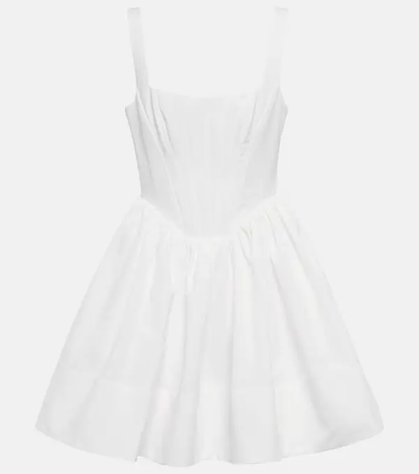 Staud Landscape Babydoll" Mini Dress