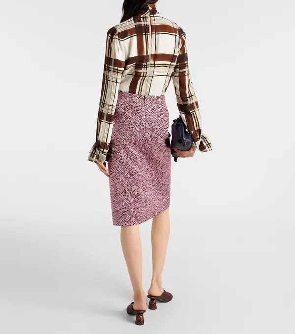 Dries Van Noten Shelda Midi Skirt