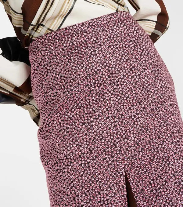 Dries Van Noten Shelda Midi Skirt