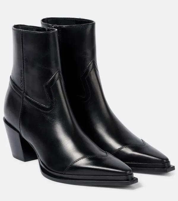 JIMMY CHOO Cece 60 Leather Ankle Boots