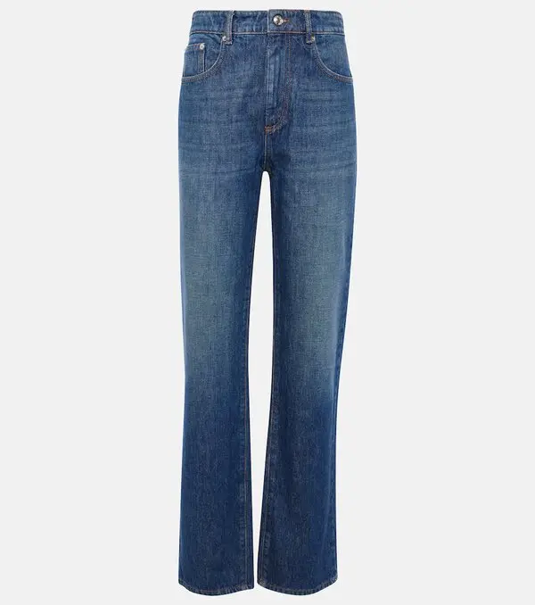 Sportmax Low-rise Straight Jeans - Blue