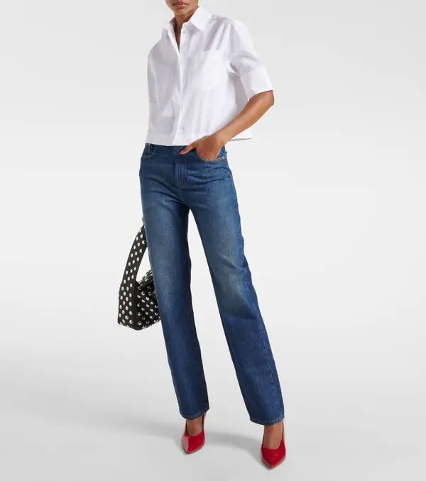 Sportmax Low-rise Straight Jeans - Blue