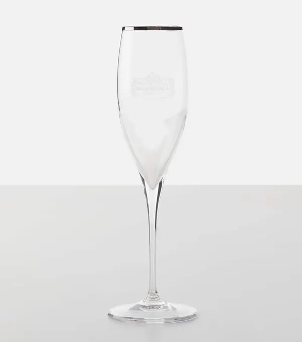 Balenciaga Set Of Two Champagne Flute Glasses