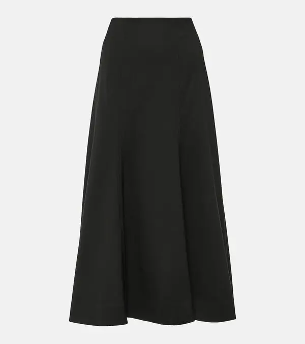 Co Wool-blend Midi Skirt
