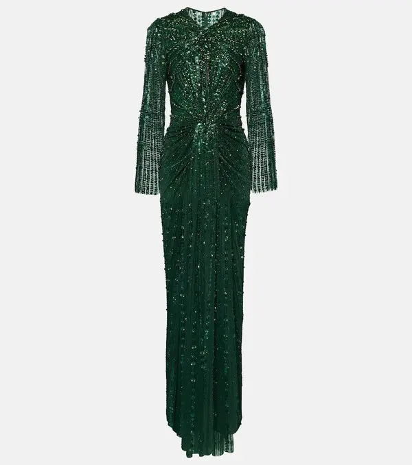Jenny Packham Anja Sequined Gown