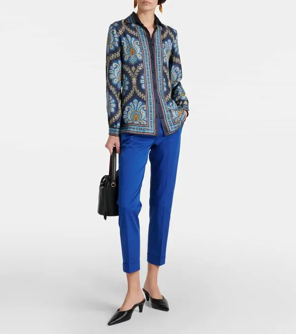 Etro High-rise Slim Pants
