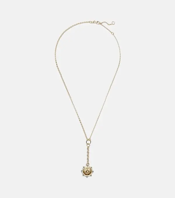 FOUNDRAE Spark Love Diamond Pendant Necklace - Gold