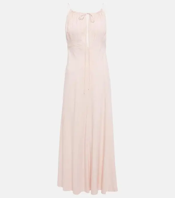 TOTEME Halterneck Maxi Dress - Pink