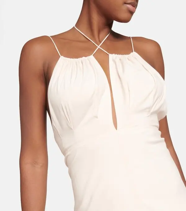TOTEME Halterneck Maxi Dress - Pink