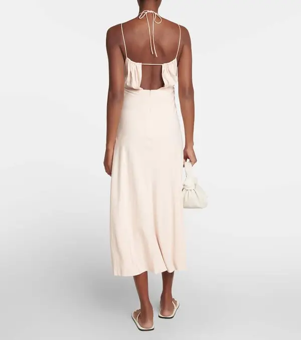 TOTEME Halterneck Maxi Dress - Pink