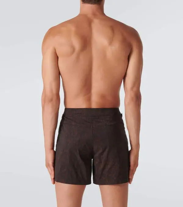 TOM FORD Cheetah Print Swim Trunks