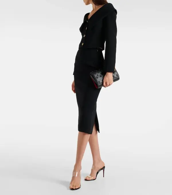 CHRISTIAN LOUBOUTIN Just Nothing 85 Pvc Mules