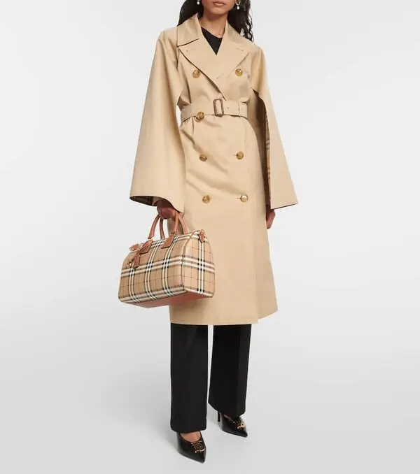 Burberry Check Medium Tote Bag - Multicoloured
