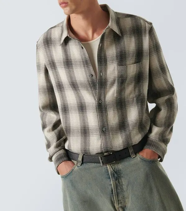 FRAME Baja Tartan Cotton Shirt