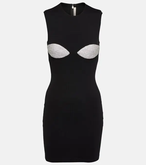 CHRISTOPHER KANE Crystal-embellished Mini Dress