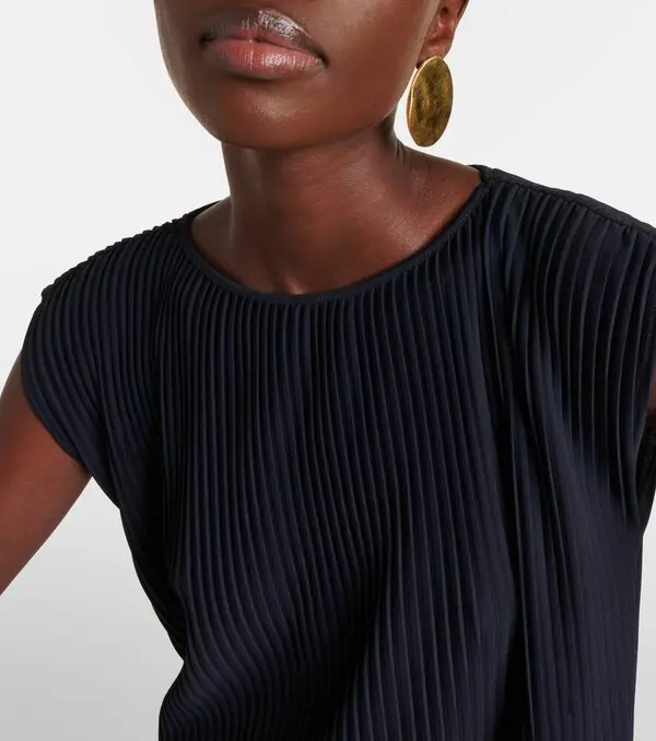 Max Mara Cambusa Pleated Top