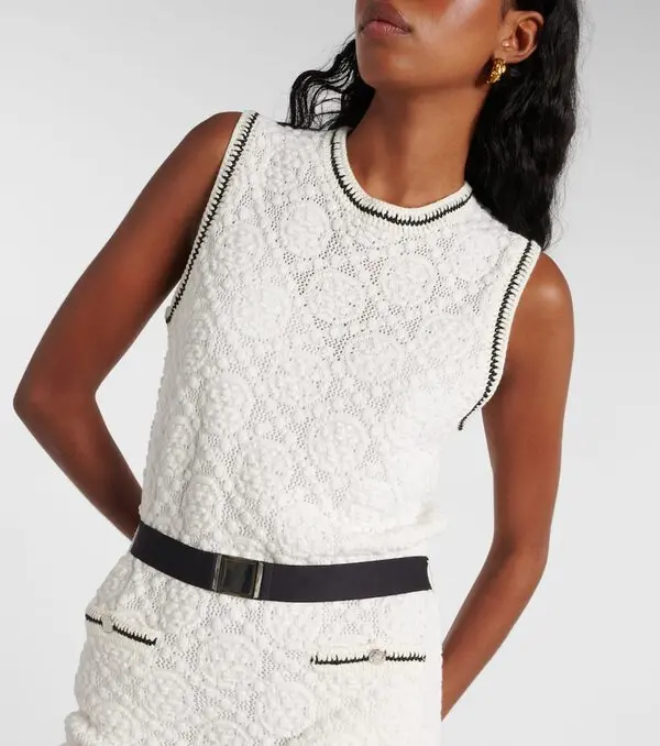 Tory Burch Belted Cotton Midi Dress