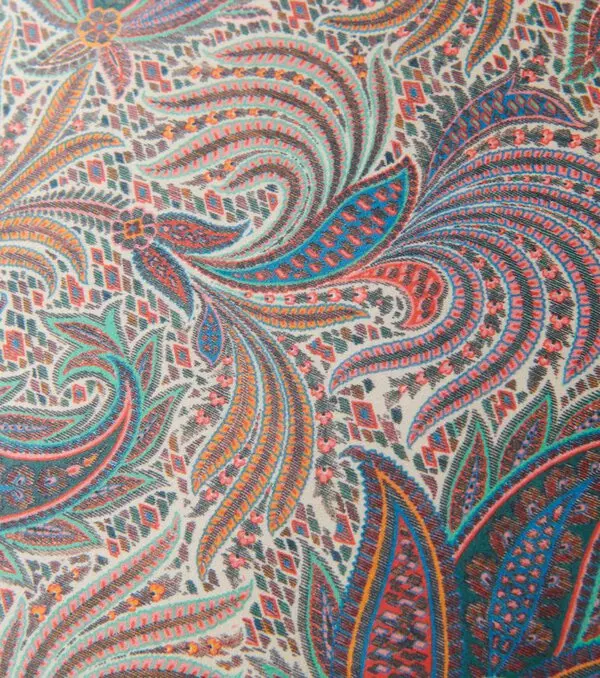 Etro Embroidered Cotton Cushion