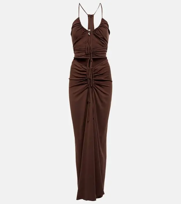 Christopher Esber Cutout Halterneck Maxi Dress