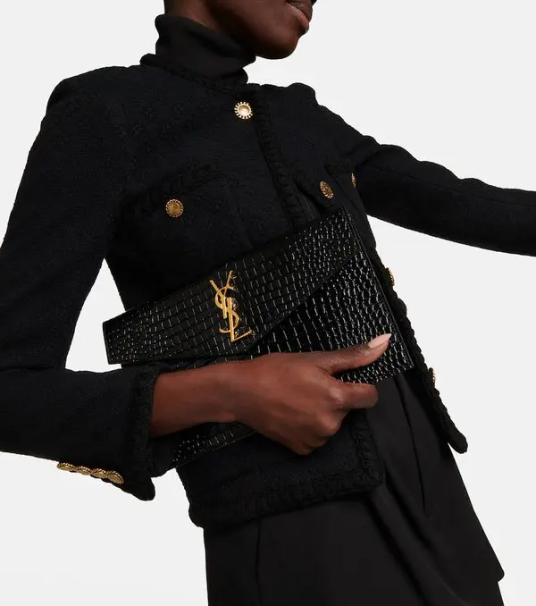 Saint Laurent Uptown Clutch - Black