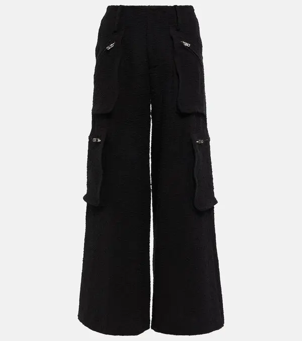 Amiri High-rise Wide-leg Cargo Pants