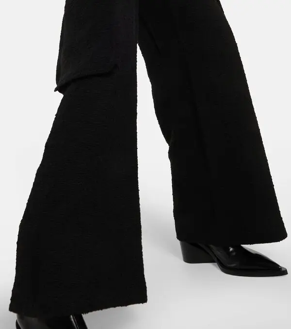 Amiri High-rise Wide-leg Cargo Pants