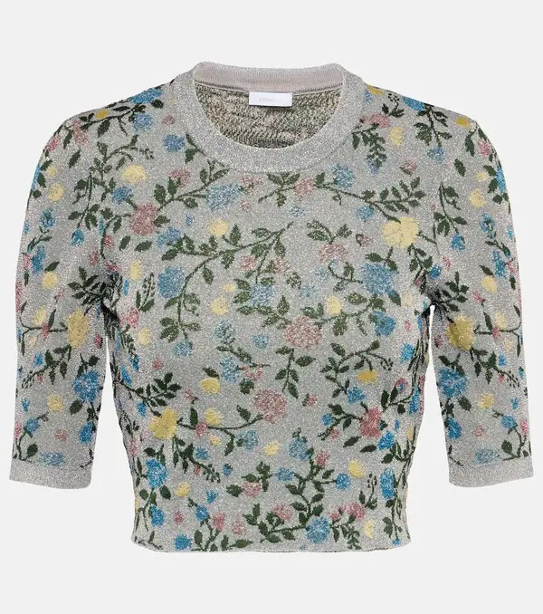Rabanne Floral Jacquard Sweater