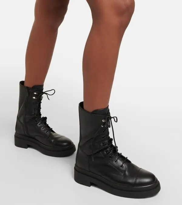 JIMMY CHOO Nari Leather Mid-calf Boots