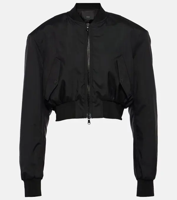 Wardrobe.NYC Cropped Bomber Jacket