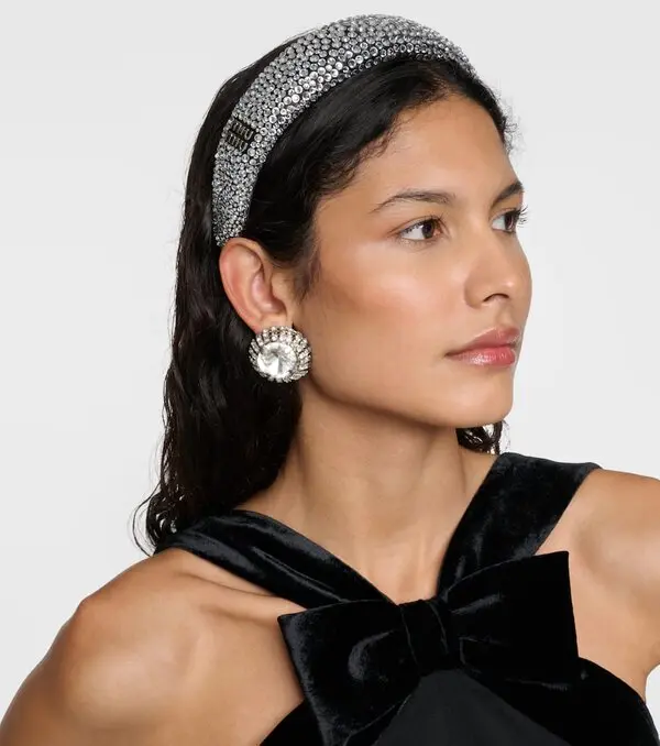 Miu Miu Crystal-embellished Headband