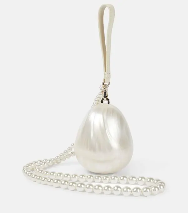 Simone Rocha Egg Embellished Clutch
