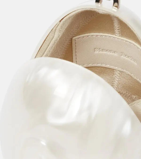 Simone Rocha Egg Embellished Clutch