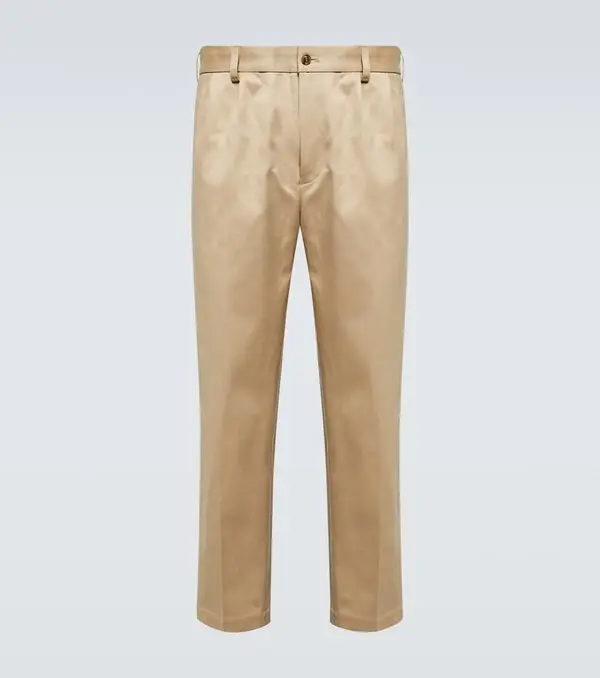 Junya Watanabe Cotton Gabardine Straight Trousers