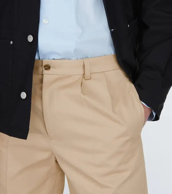 Junya Watanabe Cotton Gabardine Straight Trousers