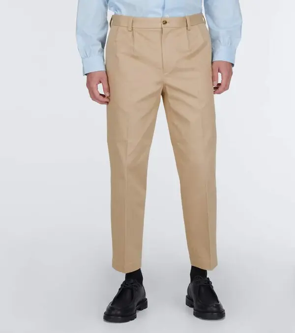 Junya Watanabe Cotton Gabardine Straight Trousers