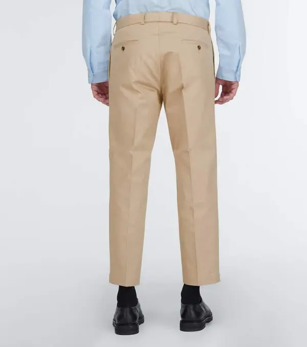 Junya Watanabe Cotton Gabardine Straight Trousers