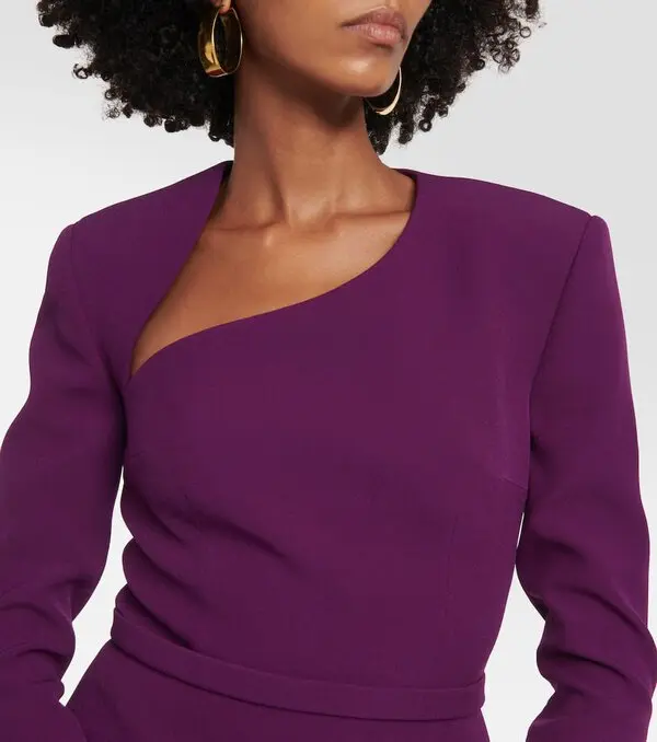 Safiyaa Cutout Crepe Top