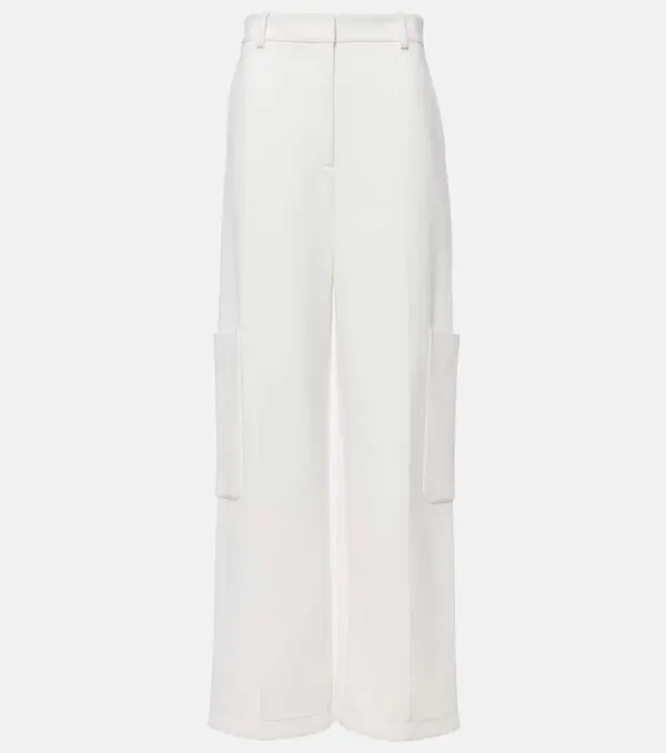 Khaite Caiton Straight Trousers - White