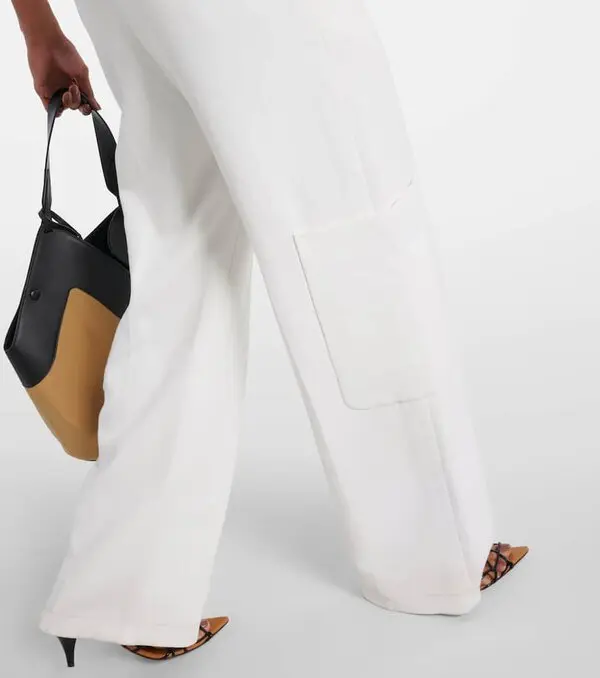 Khaite Caiton Straight Trousers - White