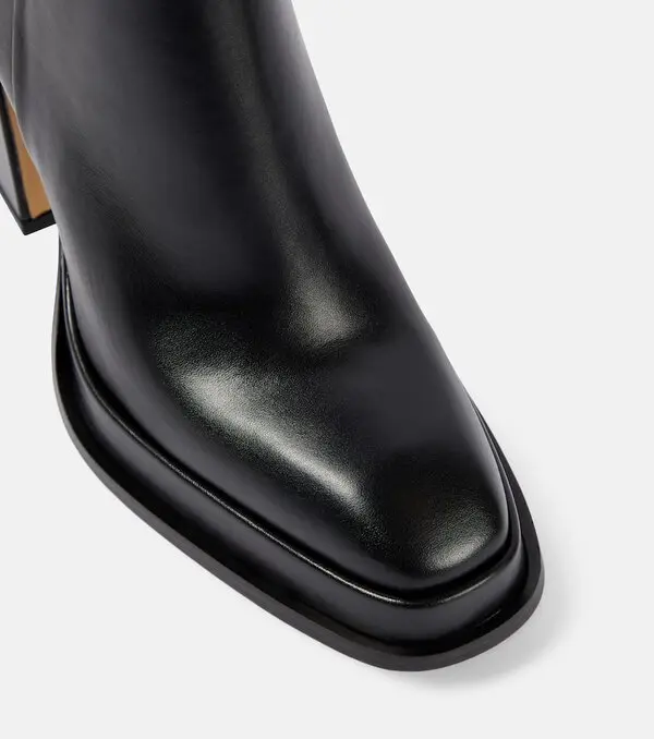 SOULIERS MARTINEZ Nova Chueca Leather Ankle Boots