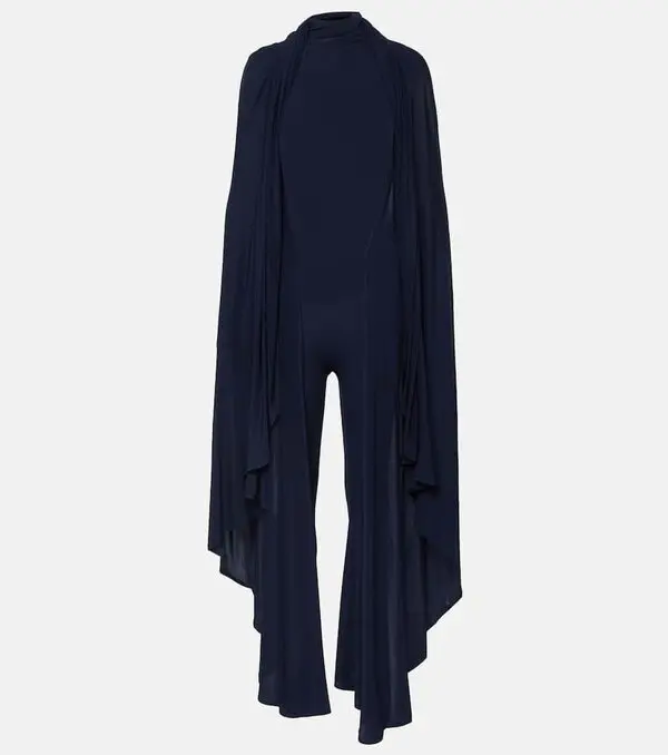 Alaïa Jersey Jumpsuit - Blue