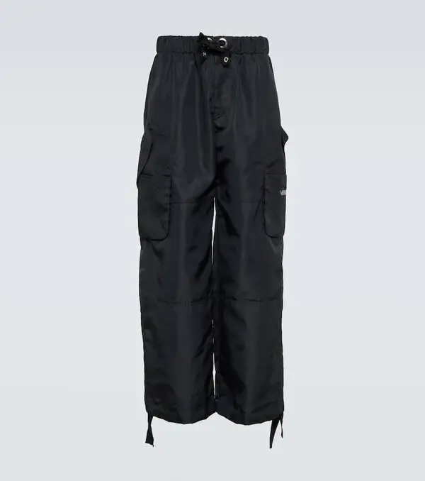 Versace Technical Wide-leg Cargo Pants