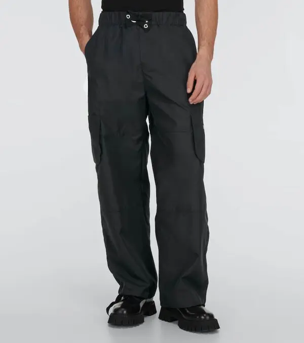 Versace Technical Wide-leg Cargo Pants