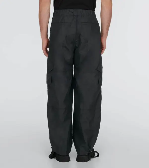 Versace Technical Wide-leg Cargo Pants