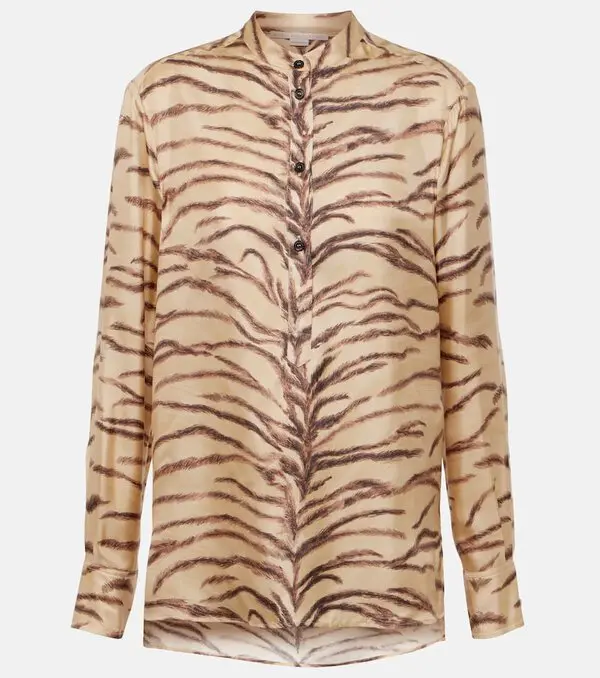 Stella McCartney Printed Silk Shirt