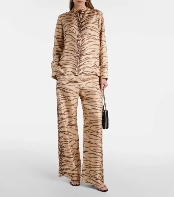 Stella McCartney Printed Silk Shirt